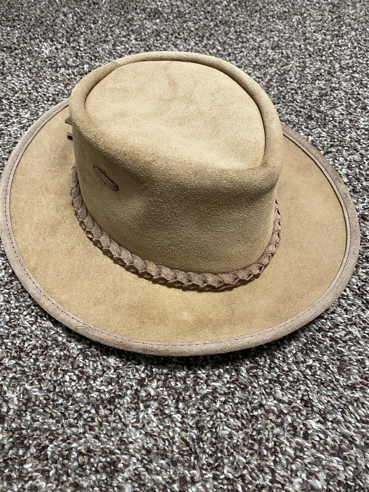 Mens The Swagman Genuine Cowhide Cowboy Hat Handcrafted In Austrailia ...