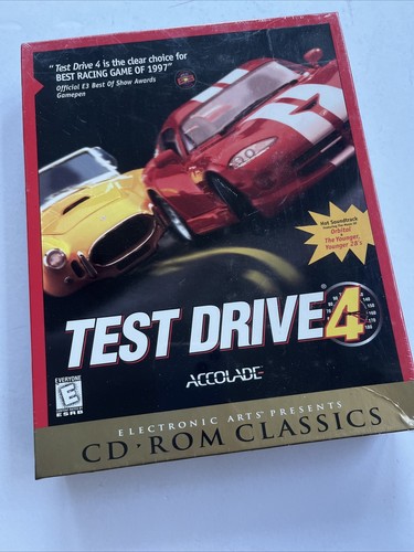 Test Drive 4 (PC CD-ROM, 1998) EA Classics Big Box Game, Brand New ...