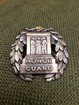 Vietnam Era Honor Guard Badge Tomb Of The Unknown Full Size AWARDED ...