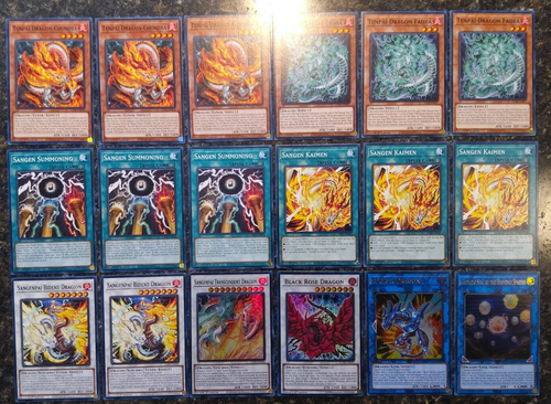 Tenpai Dragon DECK CORE Chundra Fadra Black Rose Sangenpai Transcendent ...