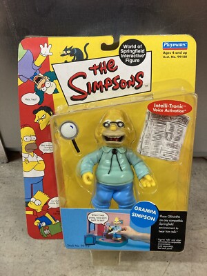 Simpsons Grampa Simpson World of Springfield Interactive Figure ...