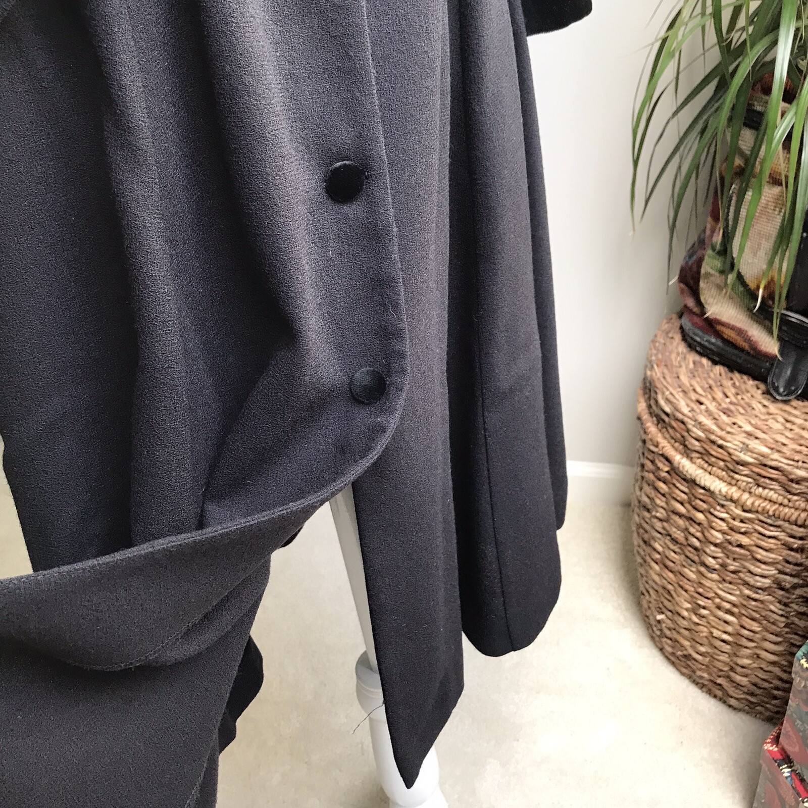 Vintage Laura Ashley Wool Long Riding Coat Great Brit… - Gem