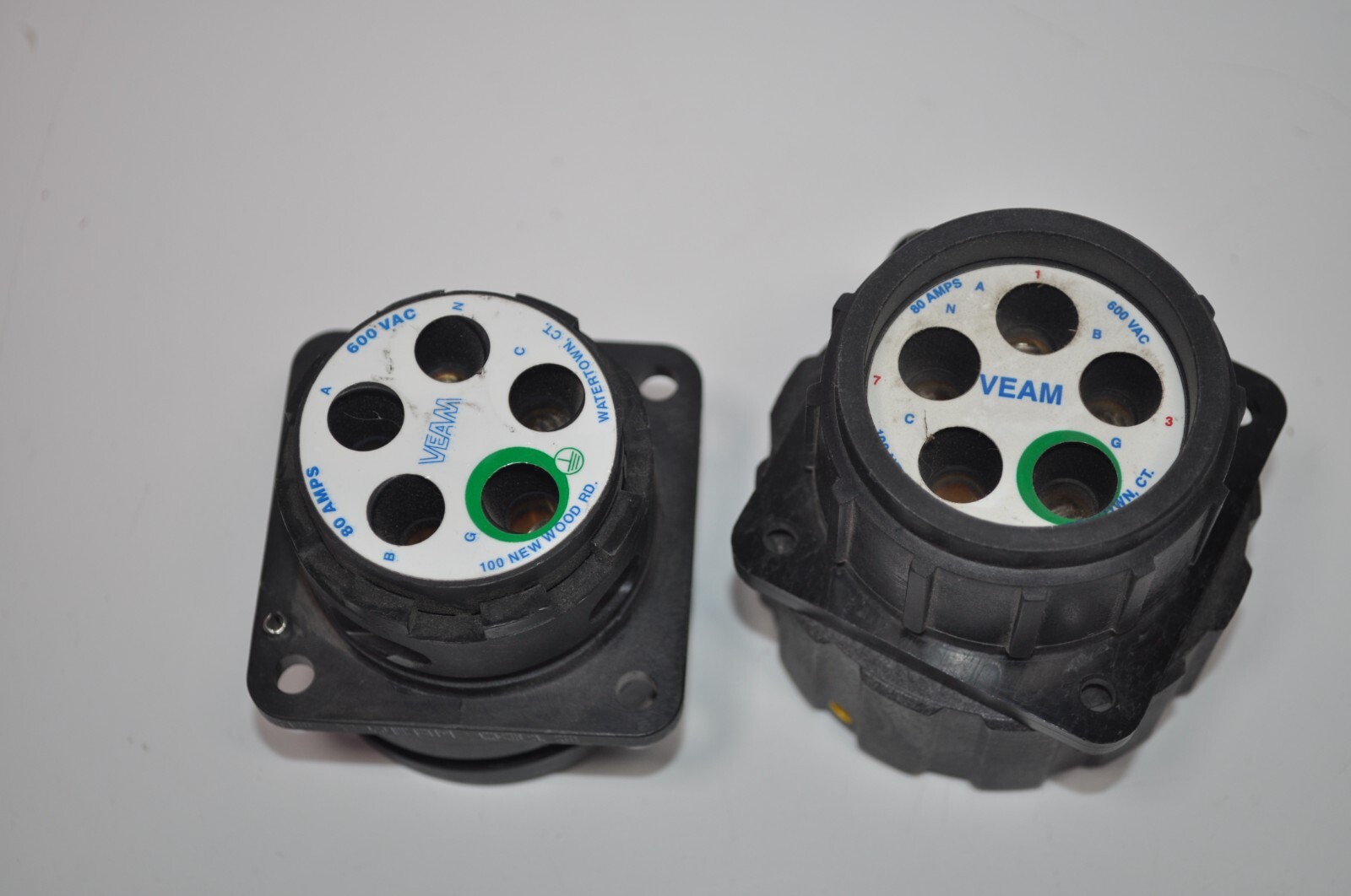 Veam Male/Female 5 Pin Connector Set 0312 CIR064IPCM-32A-5S ...