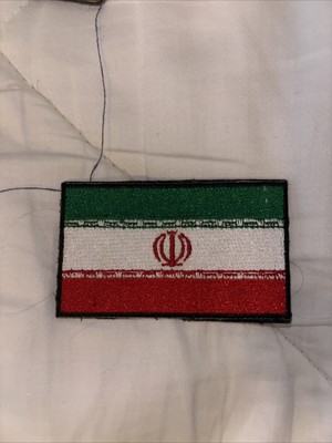 Iran Flag Patch Glued Hook And Loop | eBay