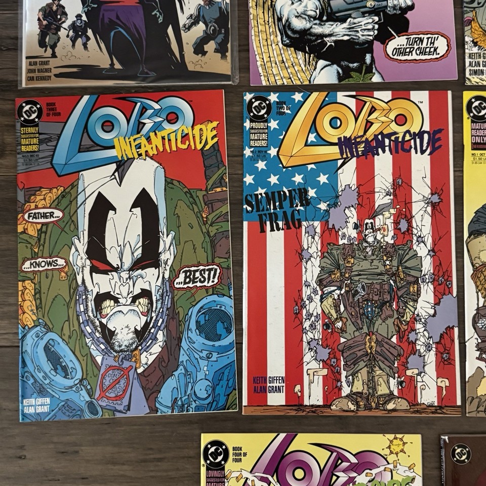 DC Comics Lobo Lot of 10 Infanticide Back Last Czarnian un-American ...