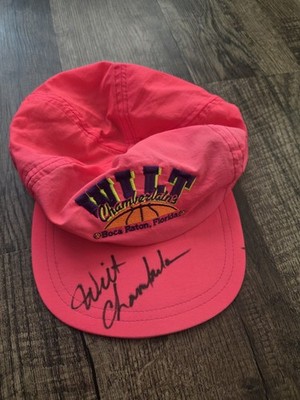 Wilt Chamberlain Auto Signed Restaurant Hat Boca Raton PSA LOA | eBay