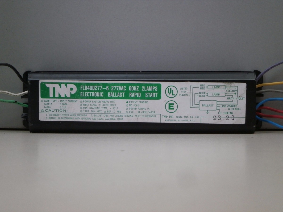 277 Lighting Ballast Wiring