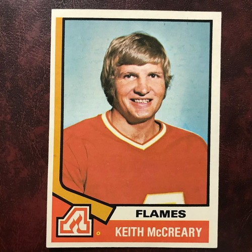 1974-75 Topps Set KEITH MCCREARY #103 ATLANTA FLAMES - NR-MINT *HIGH ...