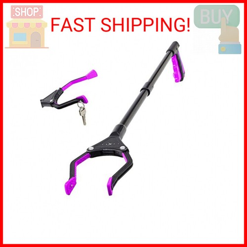 Grabber Reacher Tool, Long Steel Foldable Pick Up Stick, Strong Grip ...