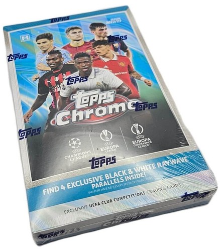 2022-23 Topps CHROME UEFA Club Competitions Soccer Factory Sealed Hobby ...