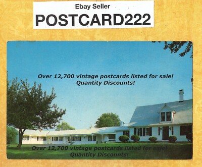 CT Old Saybrook 1960s era vintage postcard HERITAGE MOTOR INN BOSTON ...