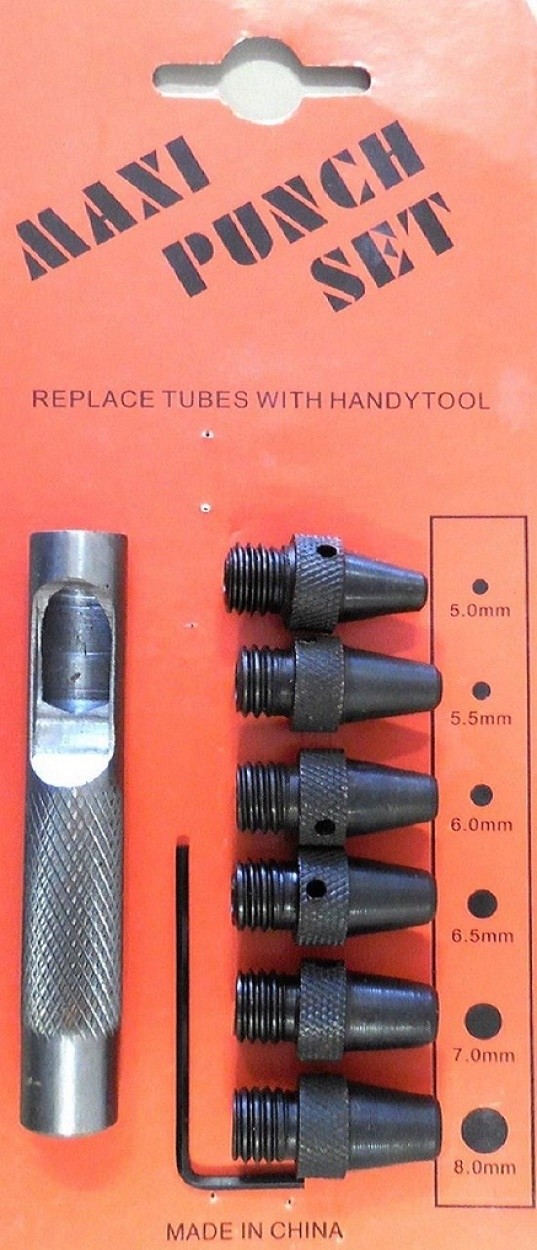 Maxi Punch Leather Punch Set Large Size by Maxi Punch New from Eddy's ...