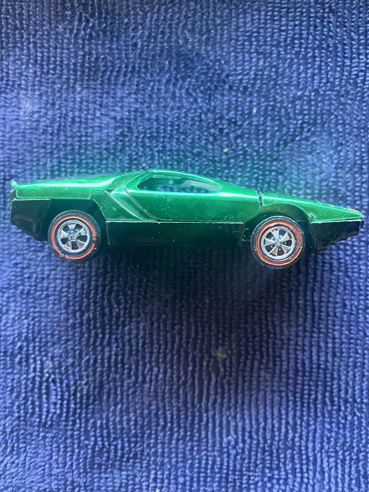 VINTAGE Hot Wheels 1969 Mattel Hot Wheels Redline CARABO Metallic Green ...