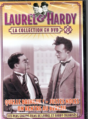 DVD "LAUREL ET HARDY" QUELLE BRINGUE/JUSTES NOCES/RENTRE AU BERCAIL ...