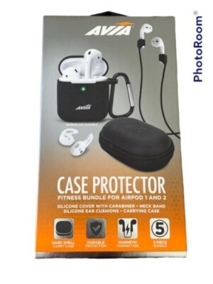 Avia Active Airpod Bundle Carrying Case/Case Protector with Carabiner ...
