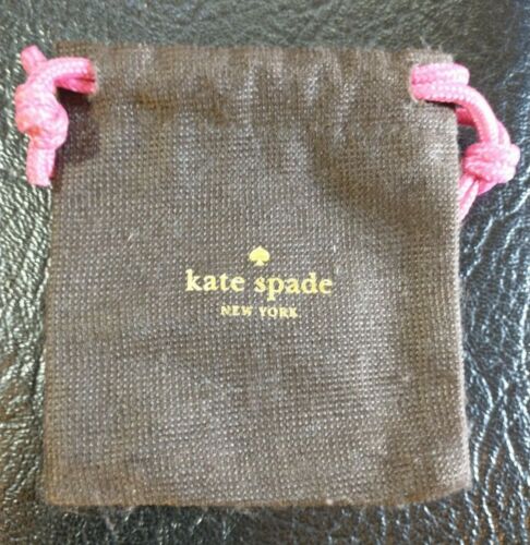 Kate Spade Small Brown Drawstring Pouch Dust Bag | eBay