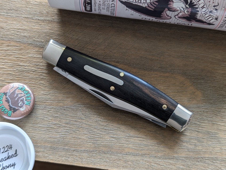 GEC Great Eastern Cutlery #81 Tidioute 811224 Boss Bull Keeper Streaked ...