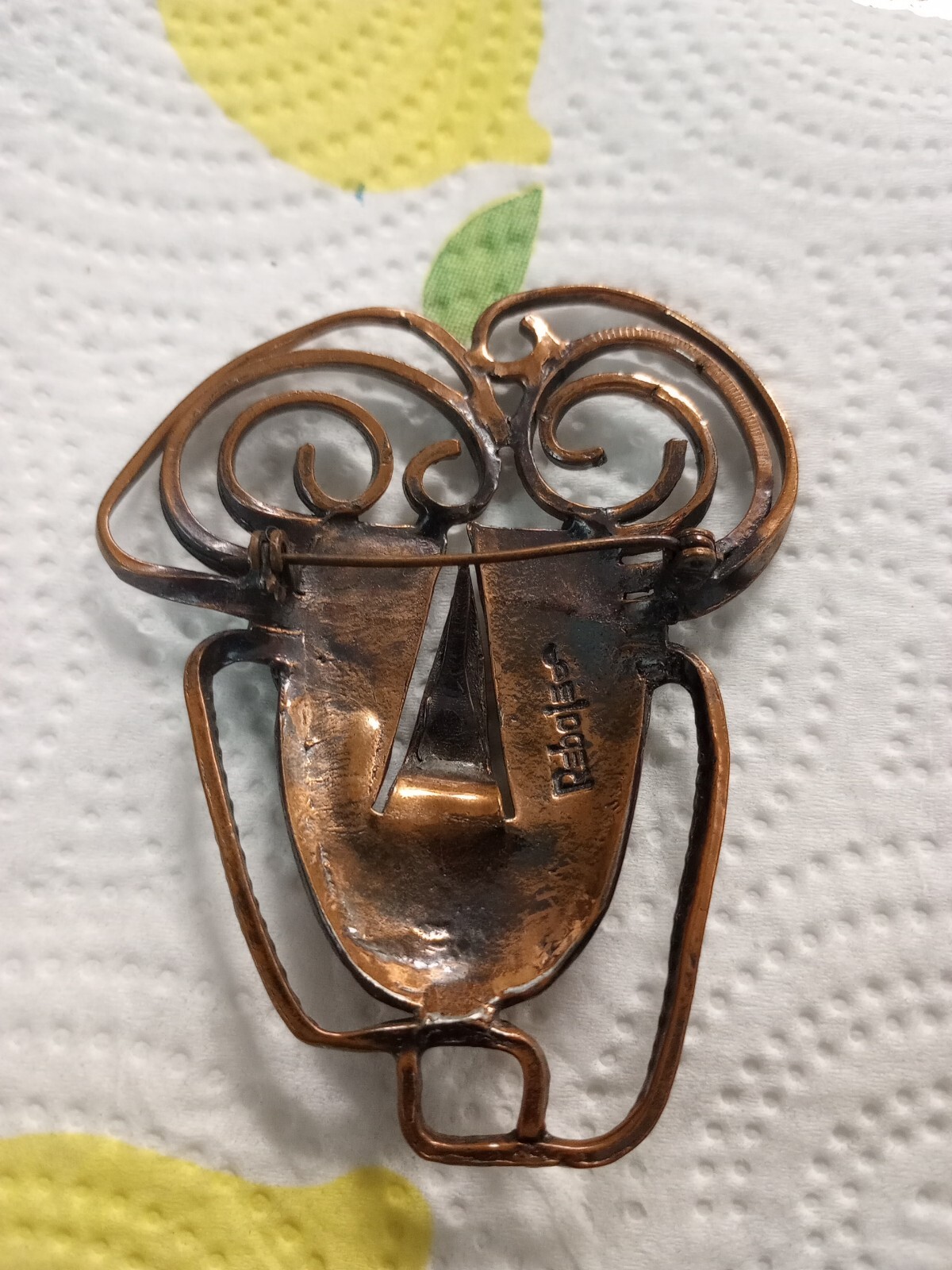 Rebajes Broach 1950 Brazilian pin - Gem