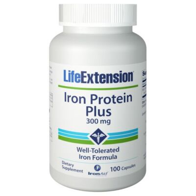 Iron Protein Plus 300 Mg 100 Veg Caps By Life Extension | eBay