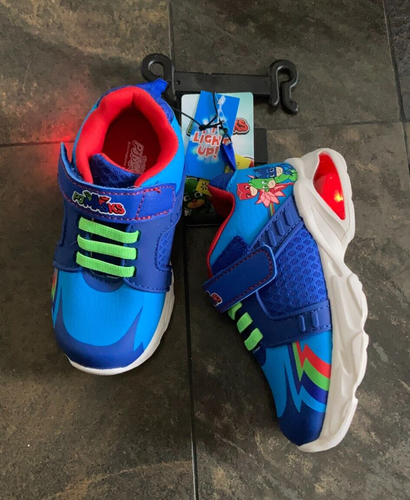 PJ Masks Toddler Little Kids Boy Girl Light Up Athletic Sneaker Shoes ...