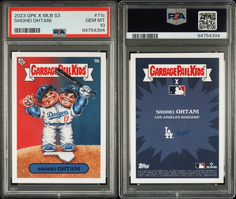 Shohei Ohtani GPK X MLB Named Shohei Ohtani PSA 10 - Rare Low Pop | eBay