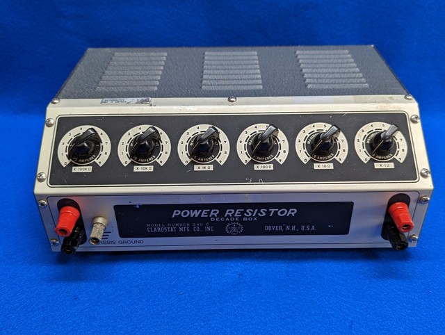 Clarostat Decade Power Resistor Box (240C) for sale online | eBay
