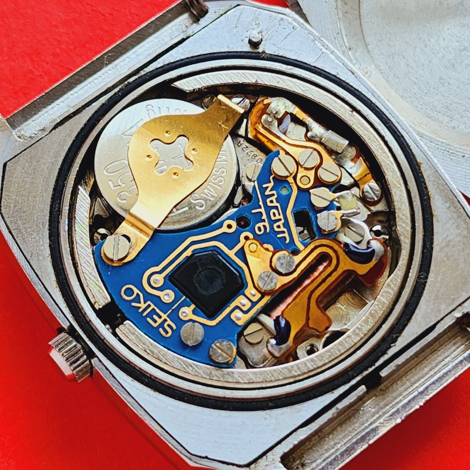 Seiko Quartz QT Rare Snowflake Dial & Case Design 0822-5010 Vintage For ...