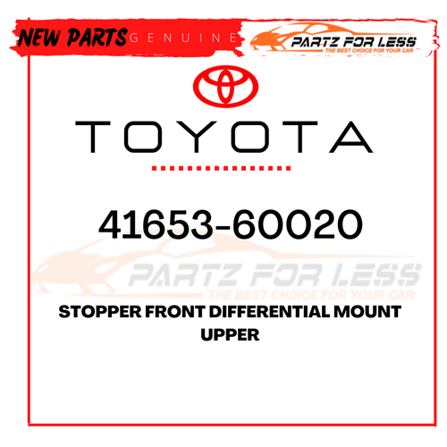 41653-60020 TOYOTA GENUINE STOPPER FRONT DIFFERENTIAL MOUNT UPPER ...