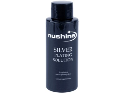 NUSHINE SILVER PLATING SOLUTION 50MLS - PLATE WITH SILVER, RESTORES ...