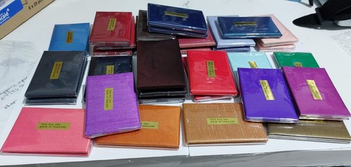 NEW 100% THAI SILK PERSONAL POCKET TELEPHONE DIARY/BOOK Buy 1 Get 1 ...