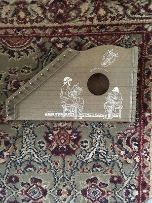 VINTAGE 1950’S JR ZITHER HARBERT ITALIANA MILANO FOLK STRING LAP HARP ...
