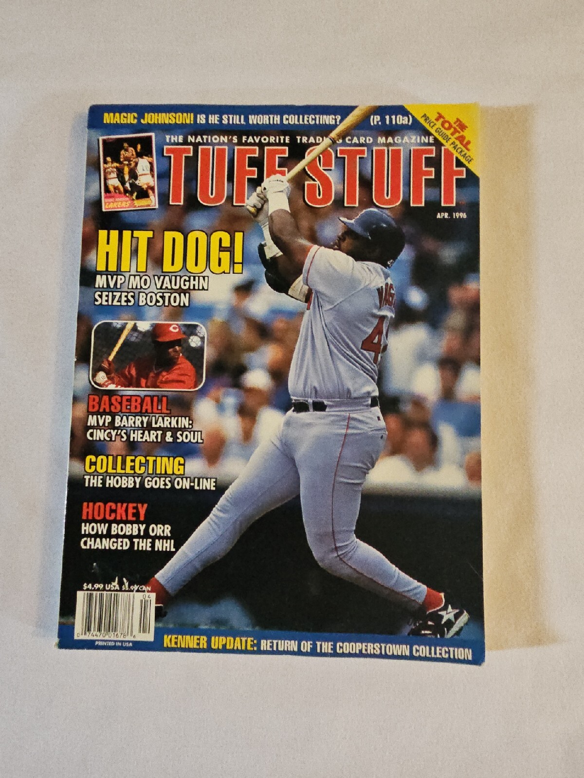 1996 April, Tuff Stuff Magazine, Barry Larkin, (MH923) | eBay