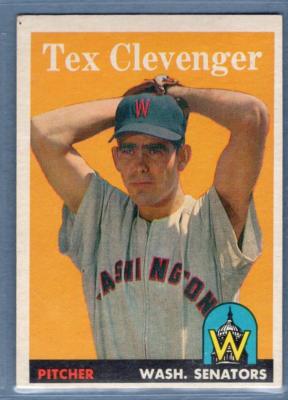 1958 Topps #31 Tex Clevenger EX GO401 | eBay