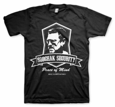 Licensed The Big Lebowski - Walter Sobchak Security Men'S T-Shirt S-XXL ...