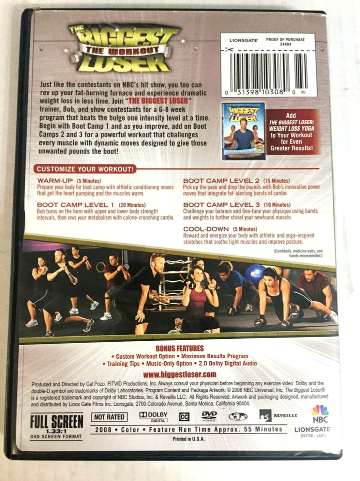 The Biggest Loser Boot Camp DVD Ships Same Day With Tracking | eBay