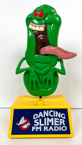 Vintage The Real Ghostbusters Dancing Slimer FM Radio 1989 Working ...