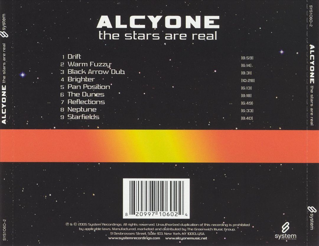 ALCYONE STARS ARE REAL NEW CD 820997106024| eBay