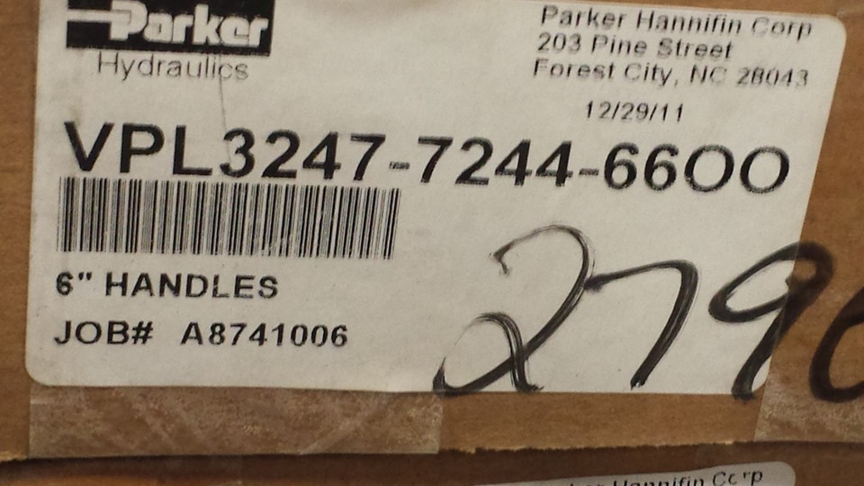 NEW Parker VPL Series Hydraulic Directional Control Valve VPL3247-7244 ...