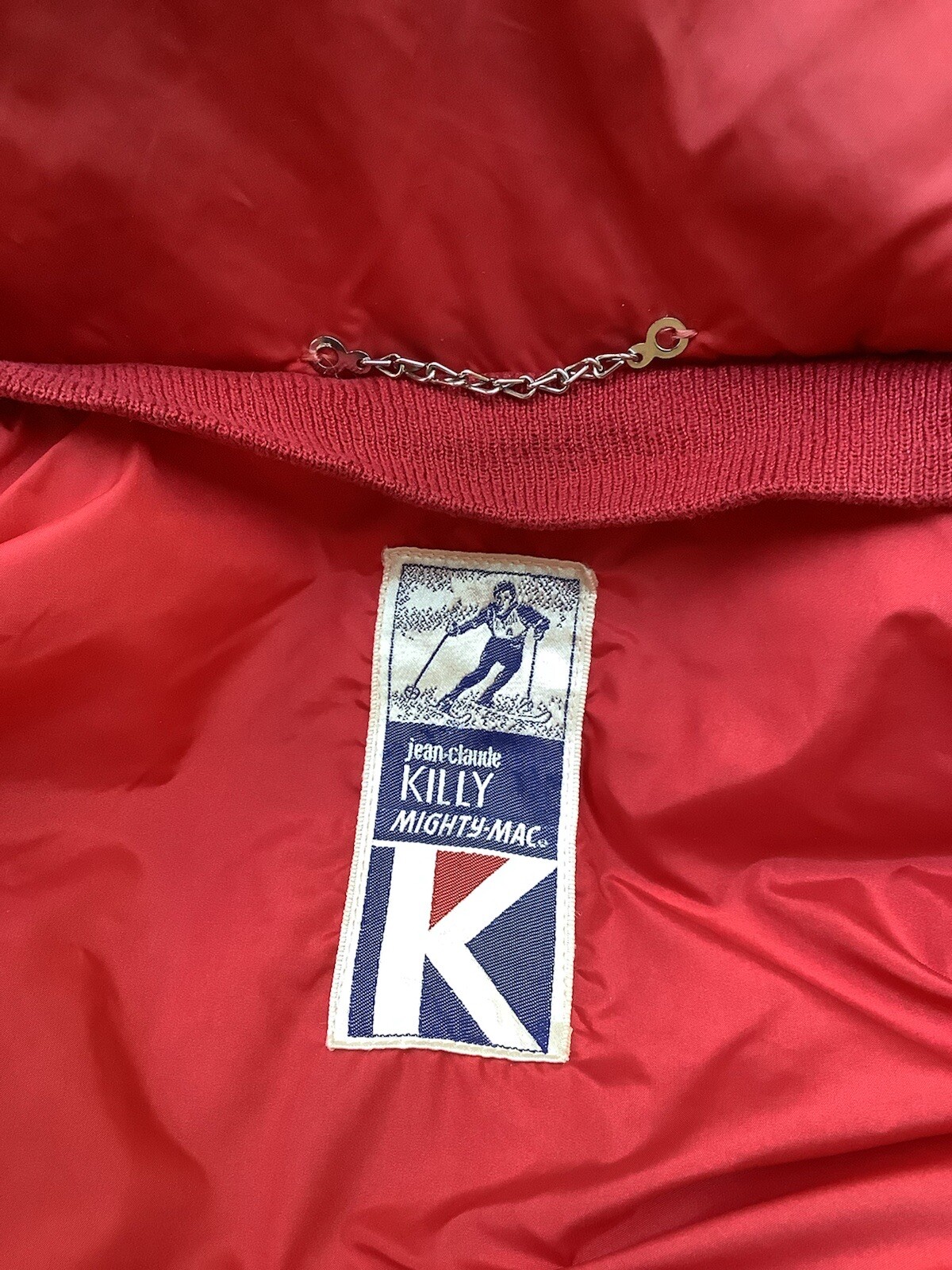 vintage MIGHTY MAC "KILLY" Jean Claude Red Ski Winter… - Gem