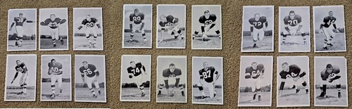 1960 Cleveland Browns Football Picture Pack Team Issue NR Complete Set ...