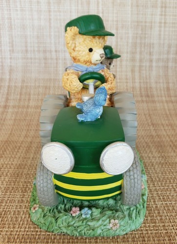 BAINBRIDGE BEARS COLLECTION "Friendship Farm" Tractor Figurine Carlton ...