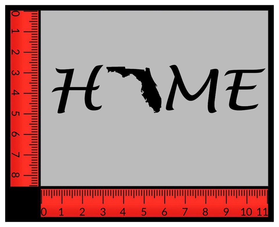 Home Florida Stencil 11" x 8.5" Custom Stencil Sheet FAST FREE SHIPPING ...