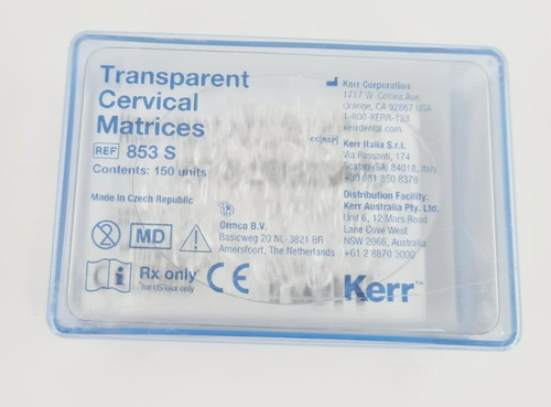 Kerr Transparent Cervical Matrices Ref 853 S | eBay