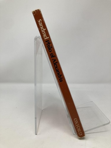 Philo of Alexandria An Introduction by Samuel Sandmel First 1st Ed VG ...