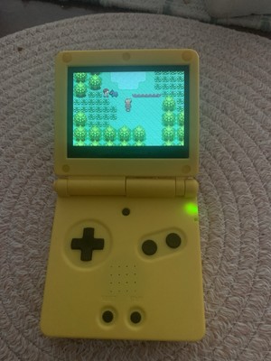 Nintendo Gameboy Advance SP GBA IPS Backlit Lcd Screen Pikachu Shell ...