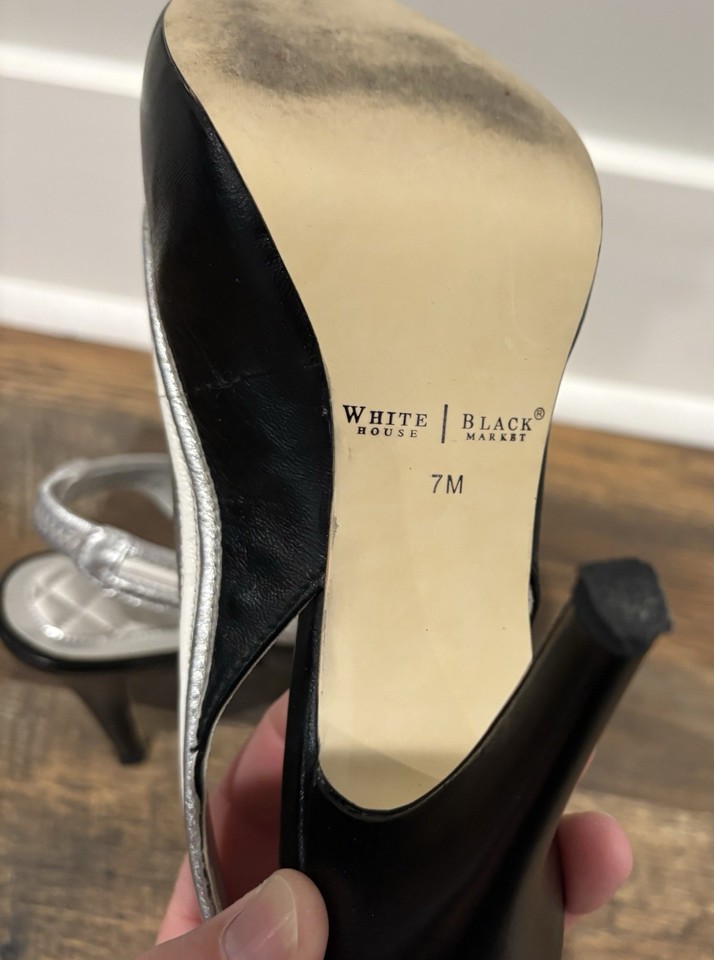 Women's High Heel White House Black Market Size 7M | eBay