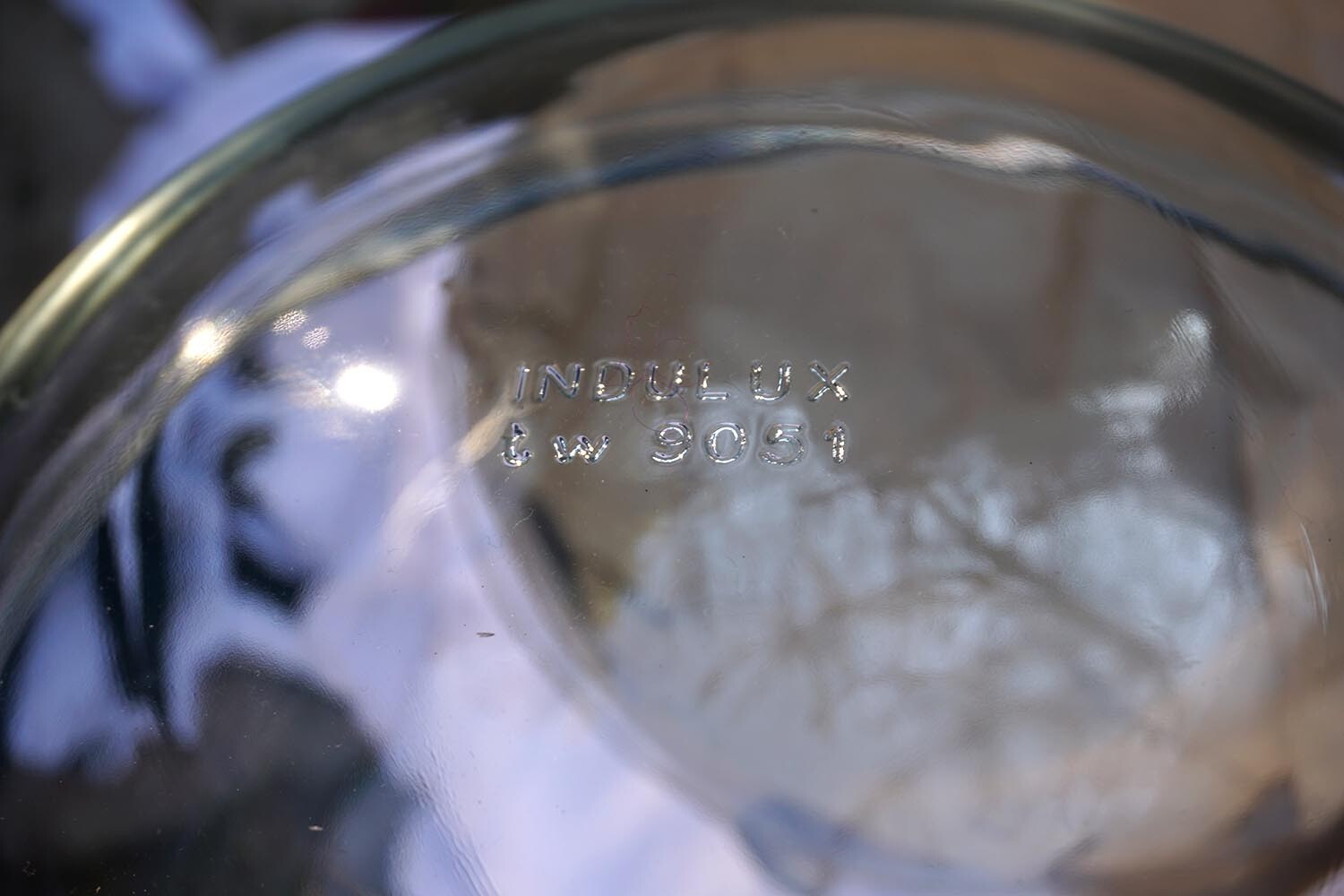 Industrial Light Glass Cover - Indulux tw 9051- Germany - 30cm diam ...