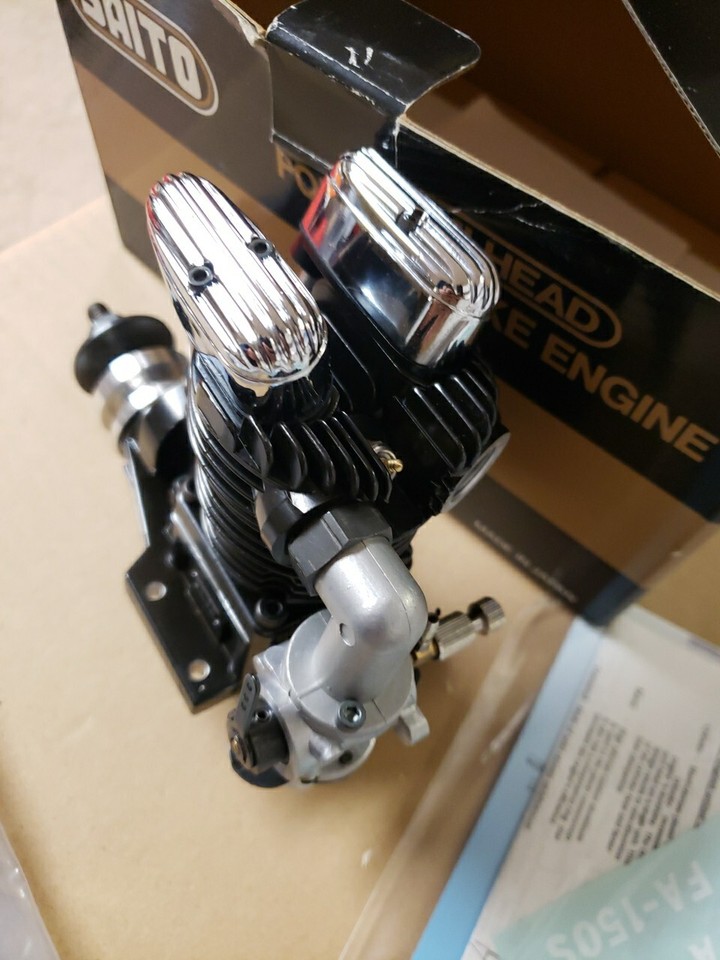 SAITO Engine - SAITO FA-150S Black - 150 S 4C motor - New | eBay