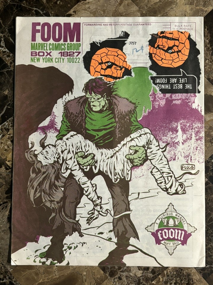 FOOM Magazine #2 1973 Marvel Comics 1st Wolverine Concept Art | eBay