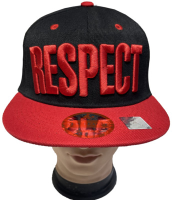 RESPECT 3D Embroidered Hip Hop Snapback Adjustable Baseball Cap Hats ...